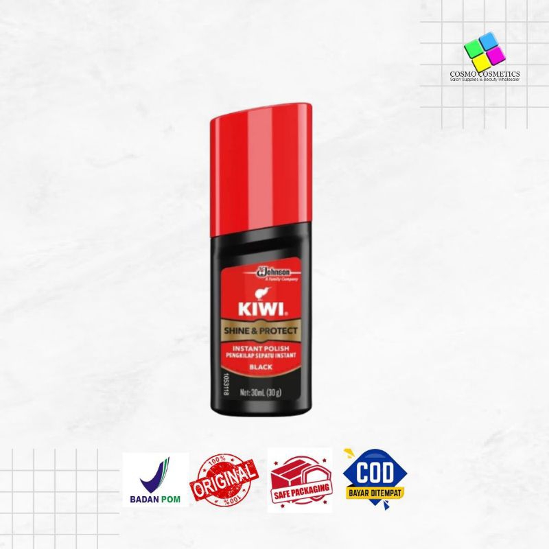 Jual Kiwi Shine & Protect Semir Sepatu - Black Brown [30 mL] | Shopee Indonesia