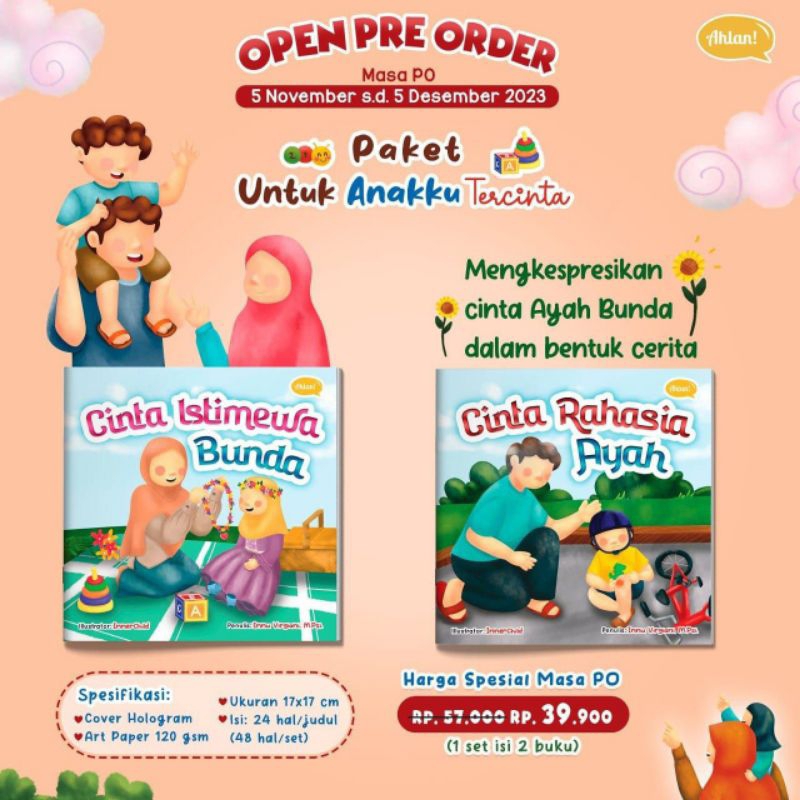 Jual Paket untuk Anakku Tercinta: Cinta Istimewa Ibu & Cinta Rahasia ...
