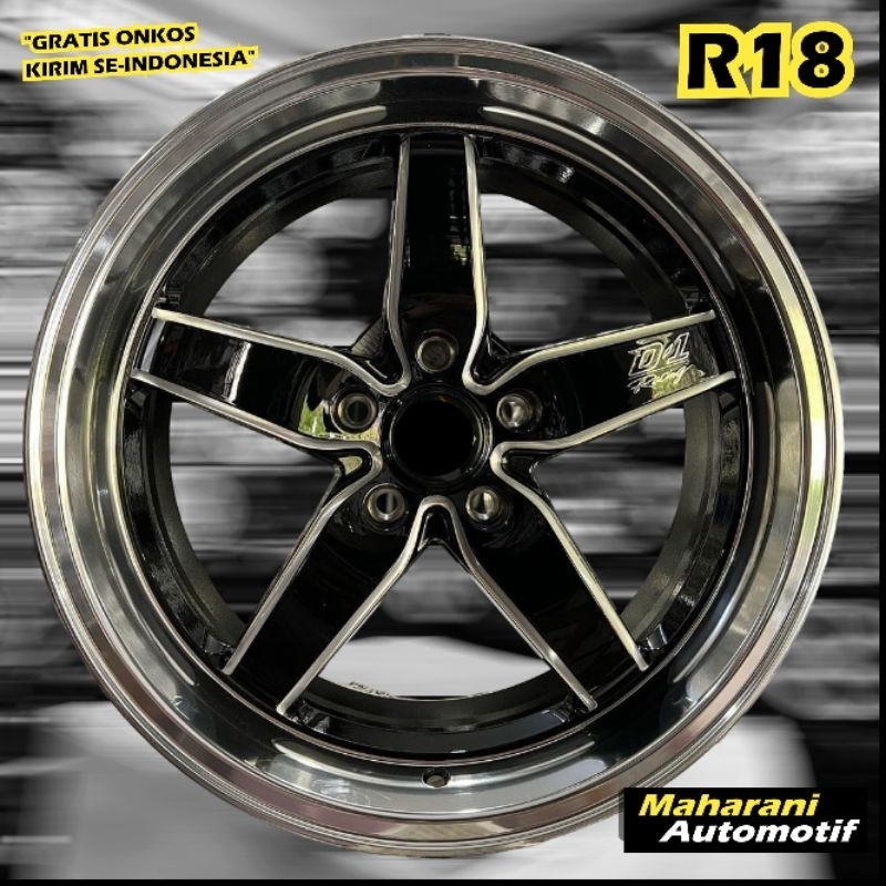 Jual velg racing mobil r18 SAMLOMG D1 RACING Velg mobil ring 18 innova ...