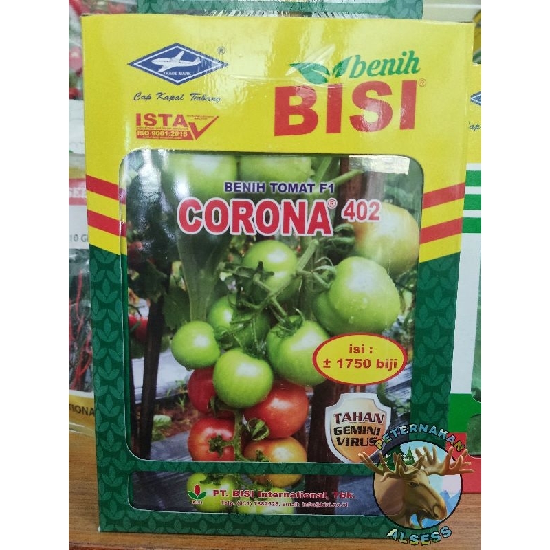 Jual Benih tomat F1 corona 402 cap kapal terbang 5g | Shopee Indonesia