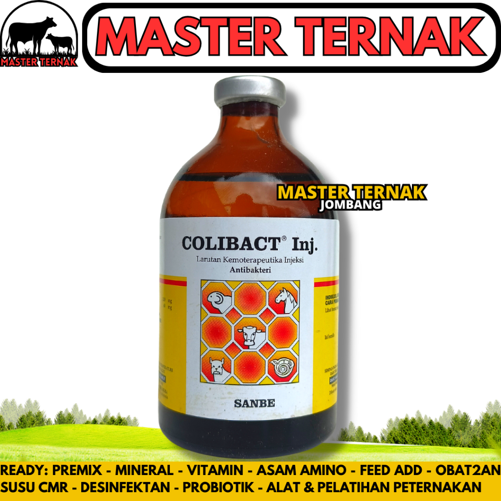 Jual COLIBACT INJEKSI 100ML SANBE - Obat Mencret Diare Sapi Kambing ...