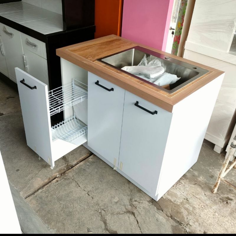 Jual Meja dapur minimalis / meja kompor minimalis / Kitchen set 3 pintu ...