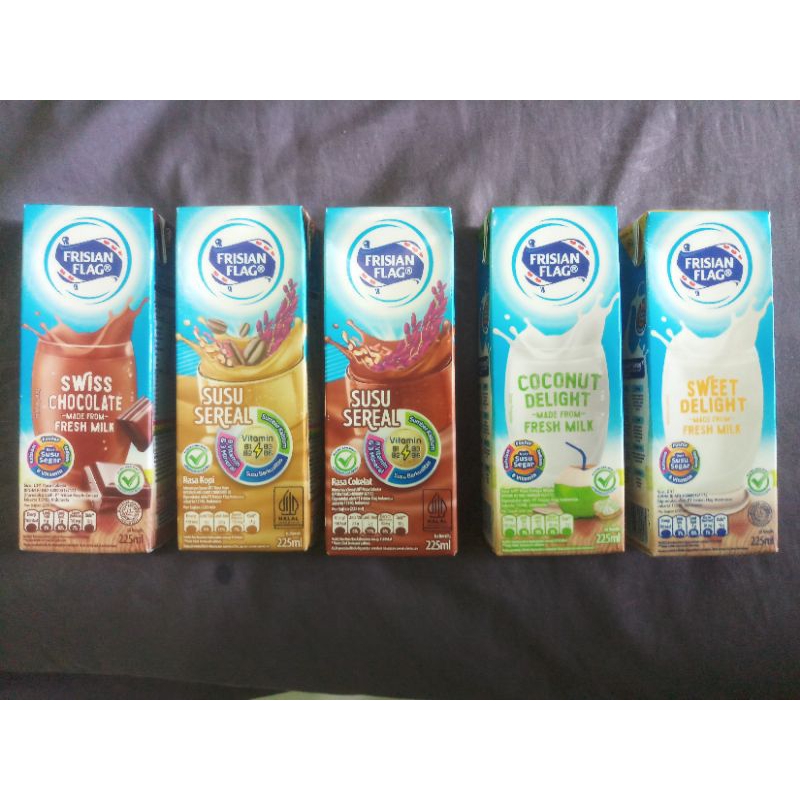 Jual Susu Frisian Flag UHT All Varian 225ml | Shopee Indonesia