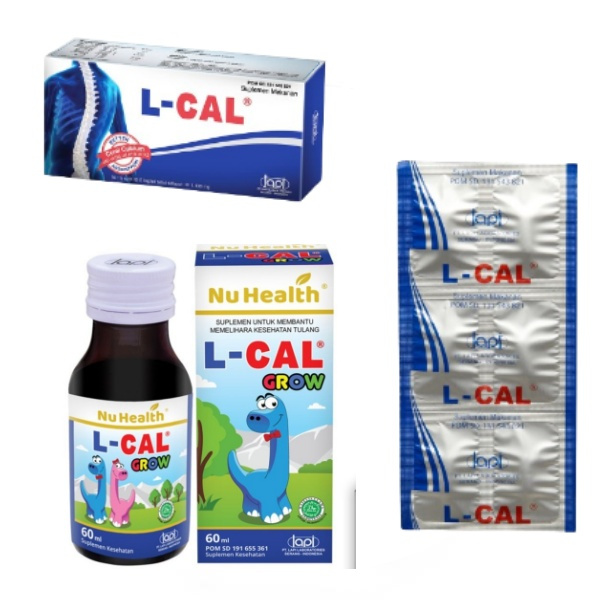 Jual NU HEALTH L-CAL GROW VITAMIN PENINGGI BADAN 60ml ed Juli 2026/ L ...