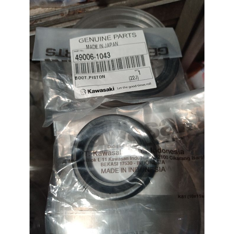 Jual seal sil debu boot piston kaliper rem kawasaki binter merzy kz200 ...