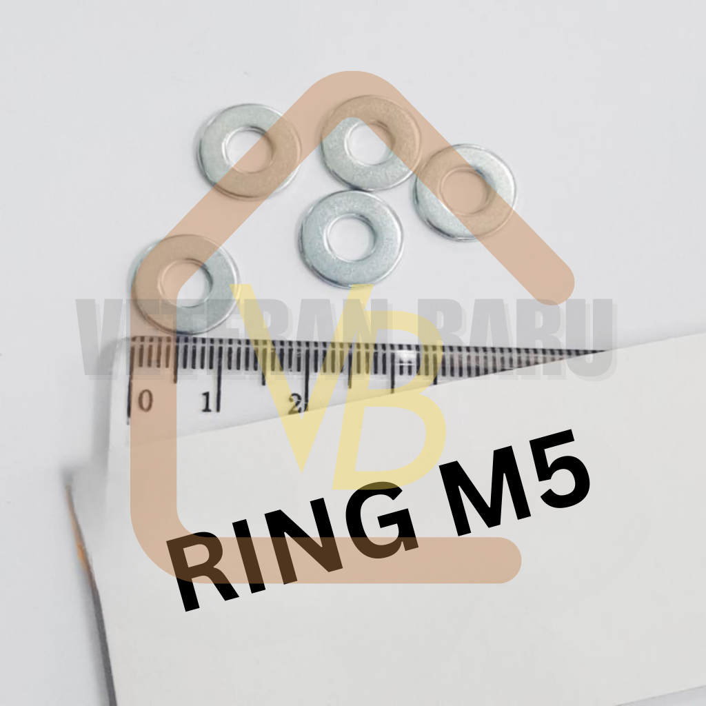 Jual Ring M5 Washer Plate M5 / 5 MM cocok untuk baut M5 | Shopee Indonesia