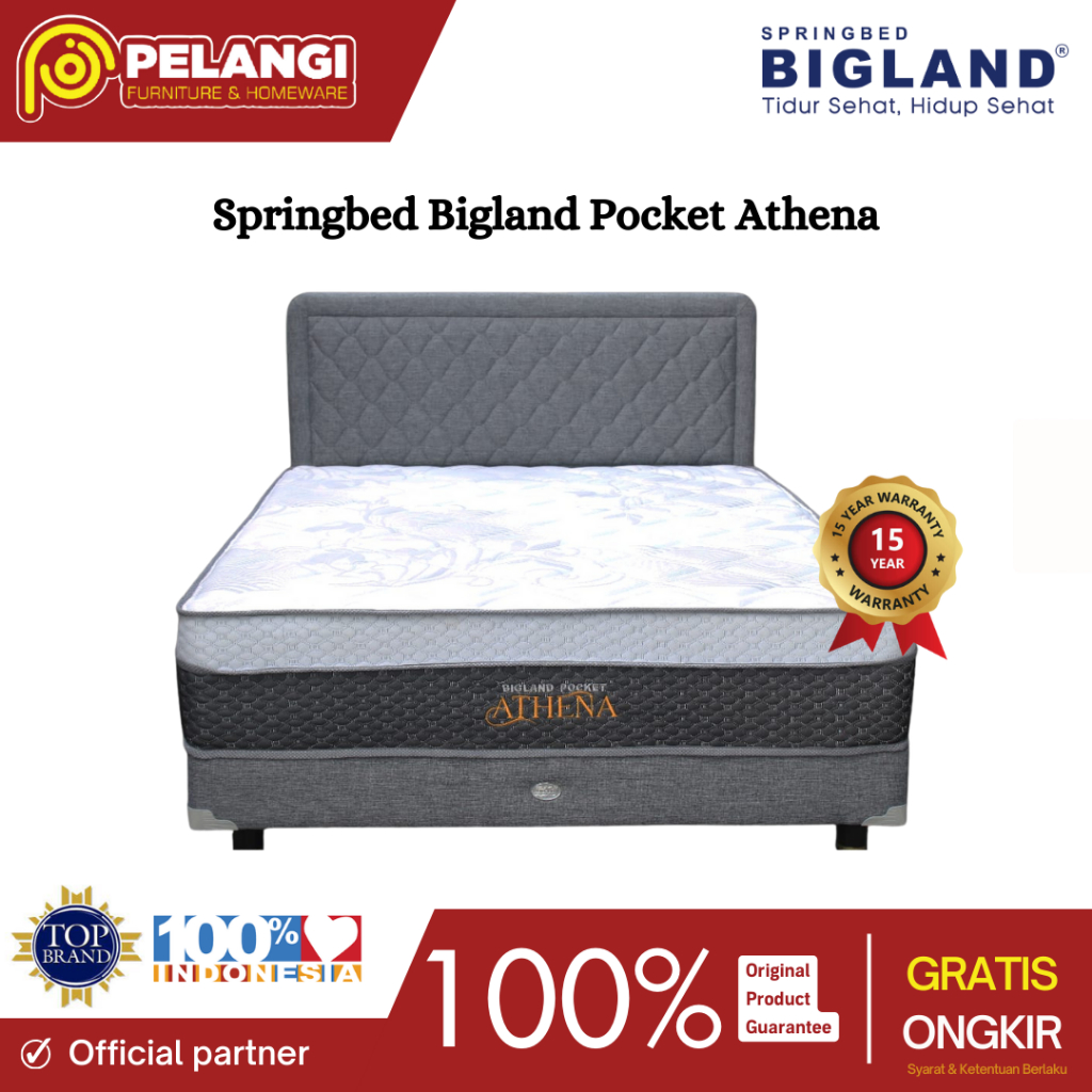 Jual Springbed Bigland Pocket Athena | Springbed Bigland | Springbed ...