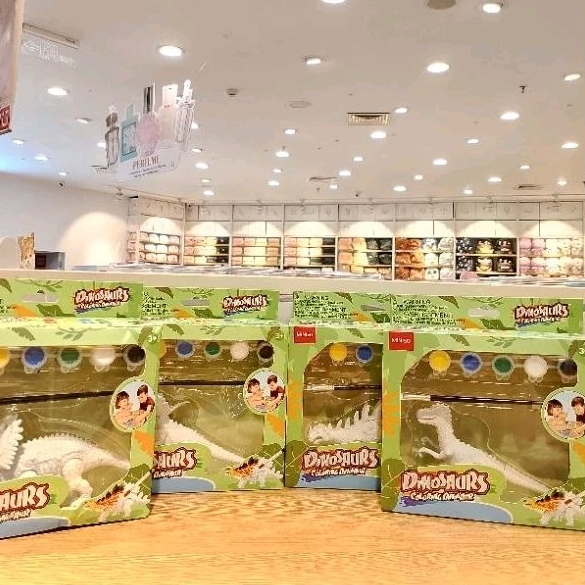 Jual Miniso Coloring Dinosaur/Mainan Anak/Mewarnai Dinosaurus | Shopee ...