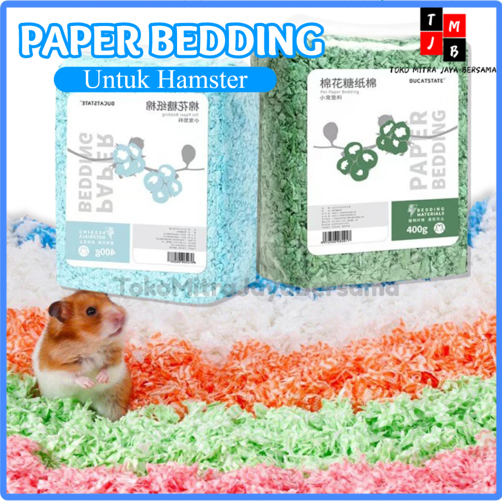 Jual Bucatstate Paper Bedding 400gr Alas Kandang Hamster 400gr | Shopee ...