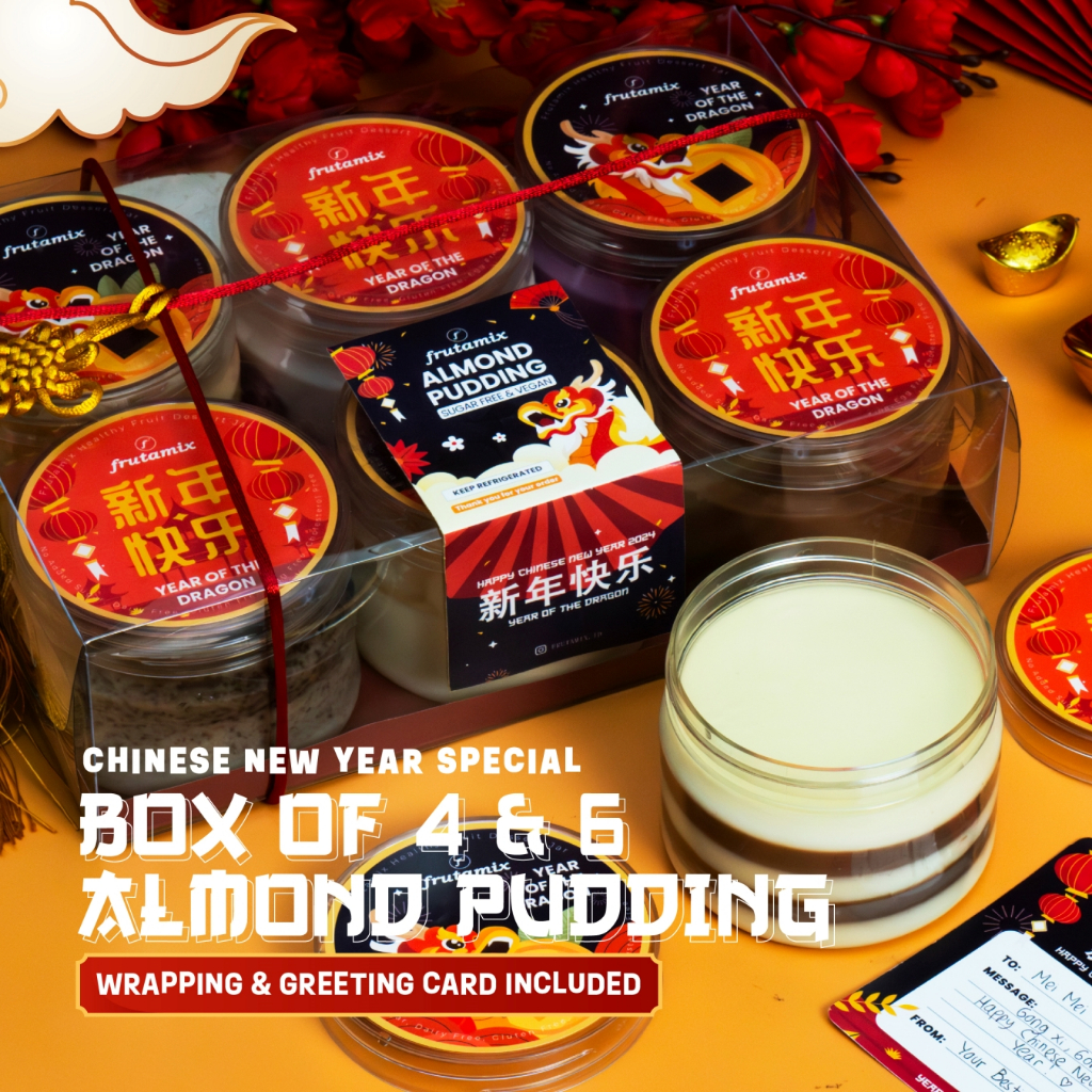 Jual Premium Almond Pudding CNY Hampers Imlek | Shopee Indonesia