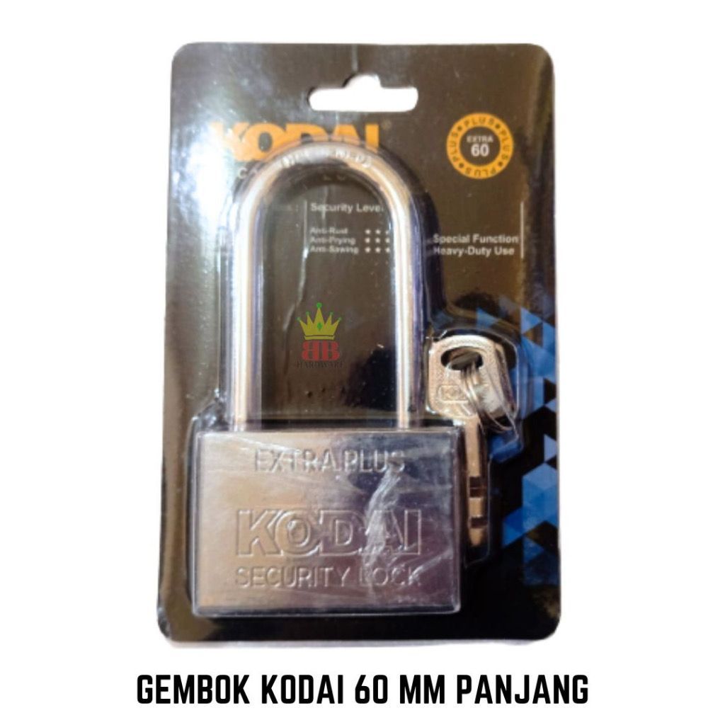 Jual GEMBOK KODAI 60 MM PANJANG / GEMBOK ANTI KARAT | Shopee Indonesia