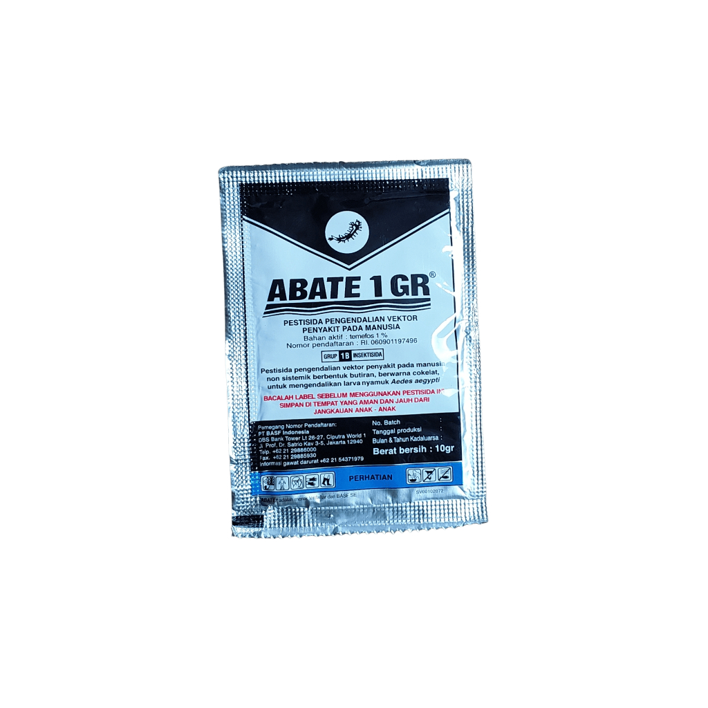 Jual Abate 1 GR Larvasida pembasmi jentik nyamuk dbd sacet 10 gram ...