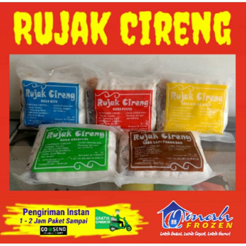 Jual Rujak Cireng Mesrood Aneka Rasa isi 20 pcs, Frozen Serang | Shopee ...