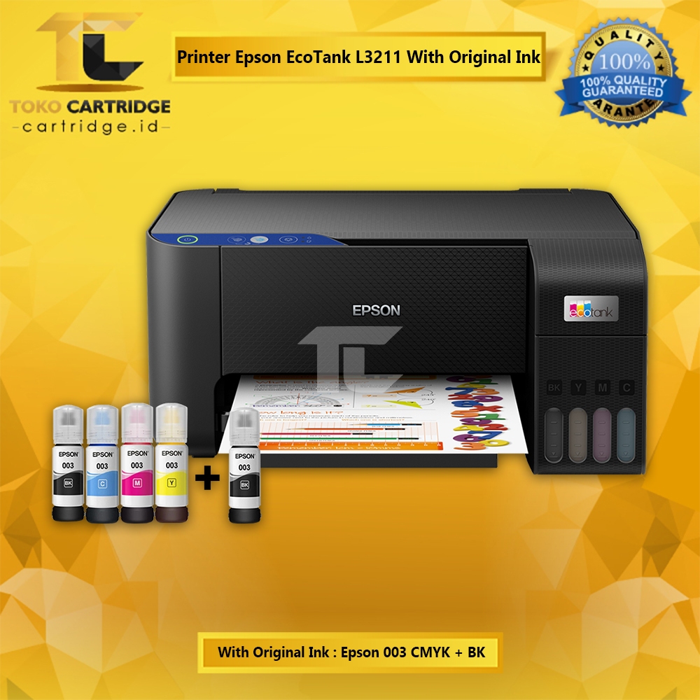Jual Printer Epson L3211 EcoTank Print Scan Copy A4 Garansi Resmi | Shopee Indonesia