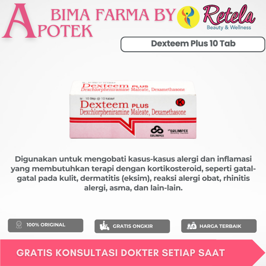 Jual Dexteem Plus 1 Box 100 Tablet | Shopee Indonesia