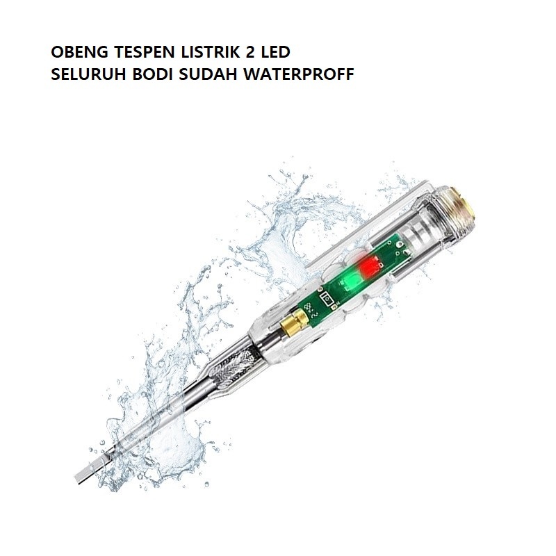 Jual Alat Perkakas Tespen Obeng Tester Pen with Indicator Dual LED/Alat ...