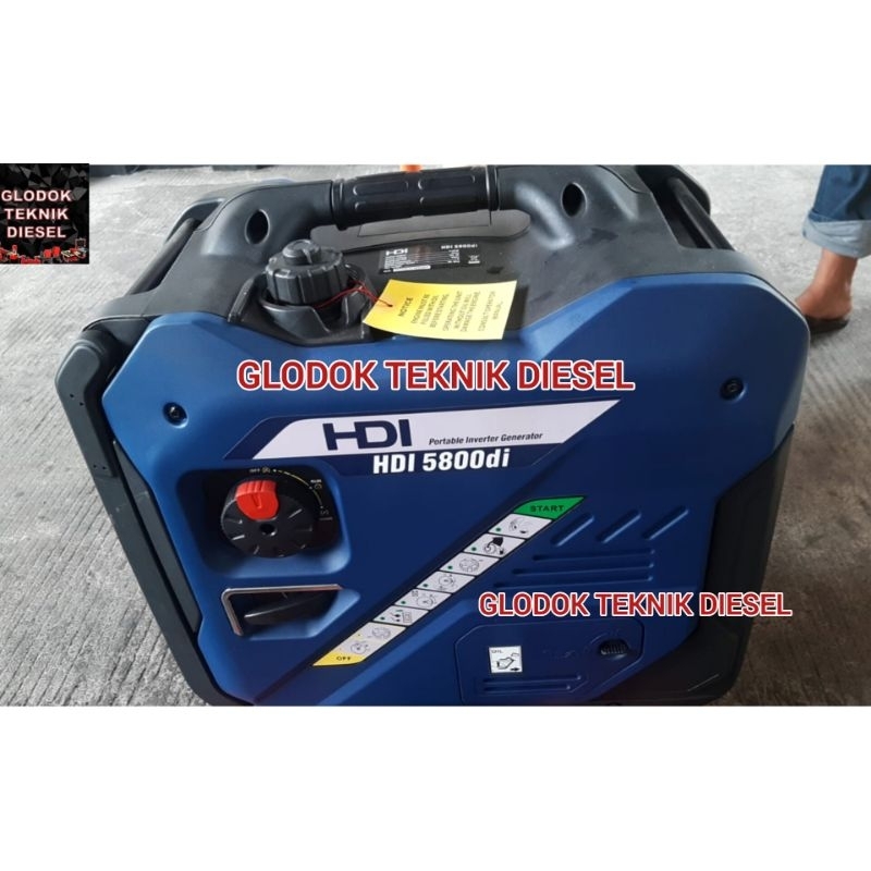 Jual Genset Inverter Silent 7 KVA 5000 Watt Hyundai HDI5800 HDI 5800 ...