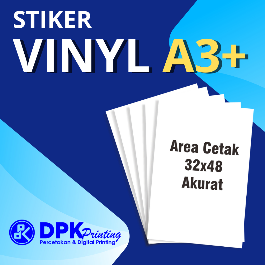 Jual CETAK STIKER VINYL A3+ MURAH / PRINT A3+ STIKER VINYL / STIKER ...