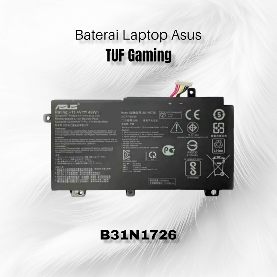 Jual BATERAI BATTERY ASUS ROG G531 G531G G531GD G531GE G531GT G731 G512 ...