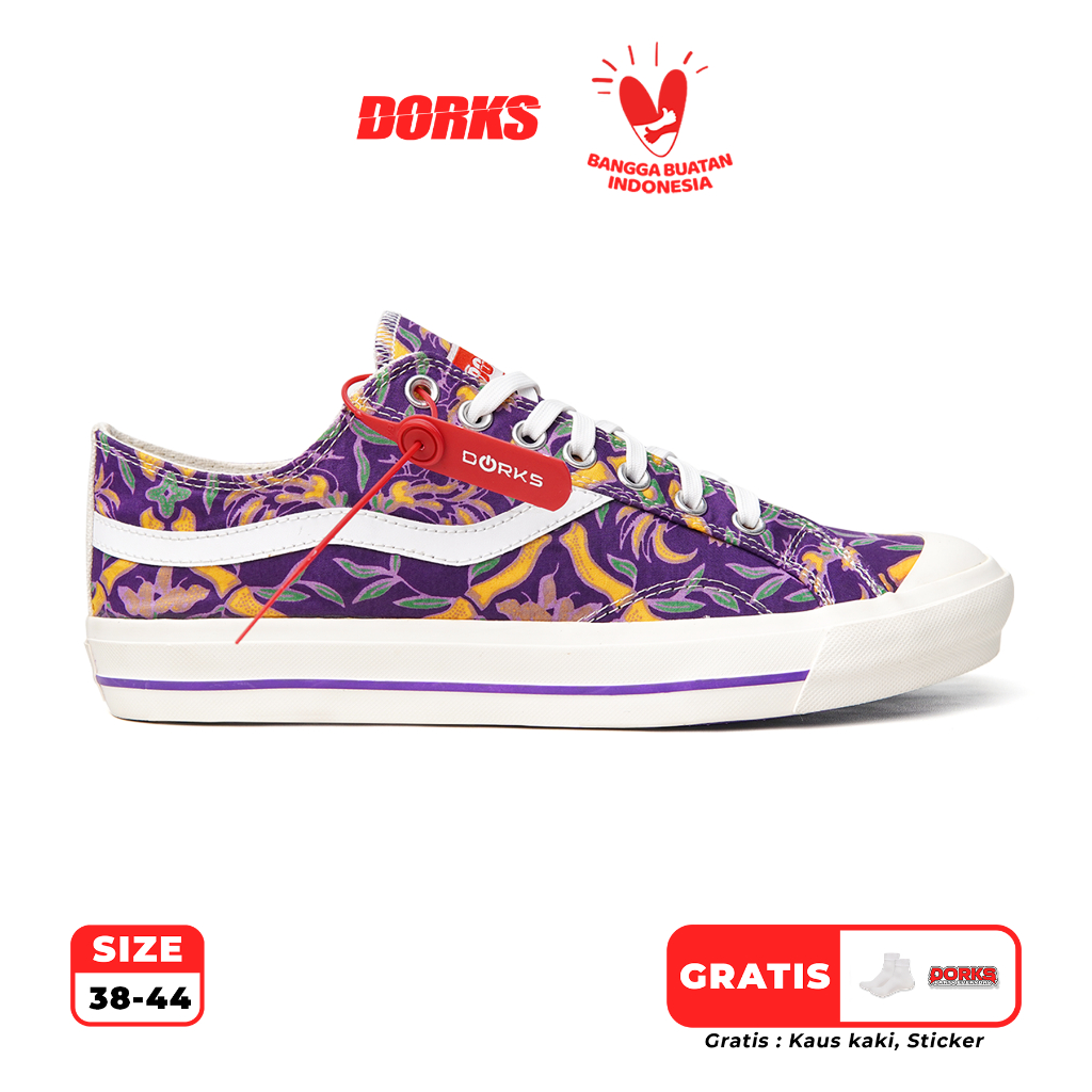 Jual Dorks - Aria x Batik Tangerang Sepatu Sneakers Casual Pria Wanita ...