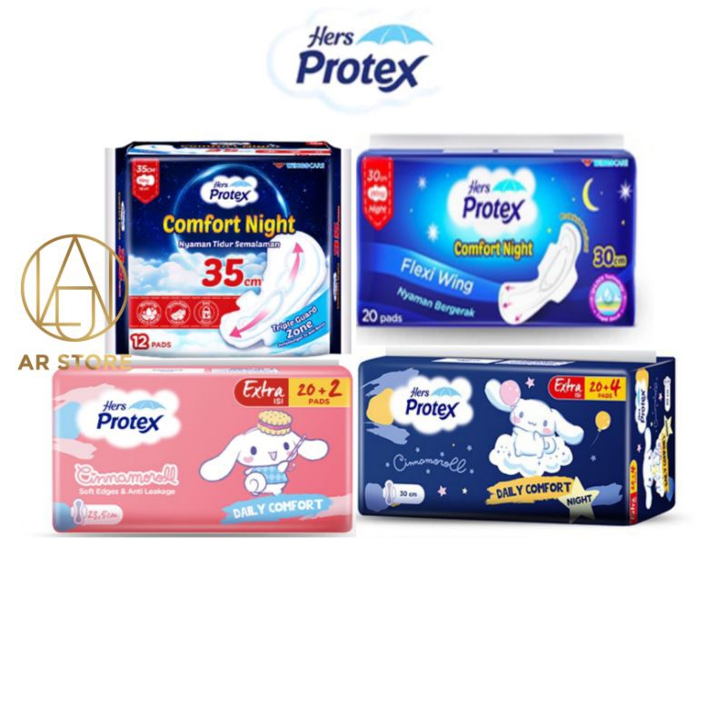 Jual Protex cinnamoroll | comfort night pembalut isi 20pand | Shopee ...
