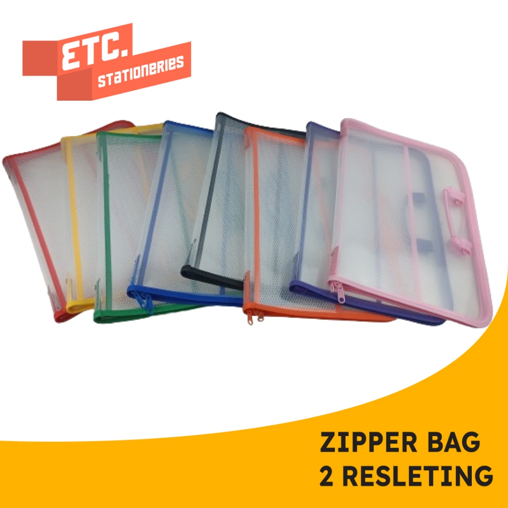 Jual Dataflex Map Tas 2 Resleting Zipper Bag With 2 Handle Df 322