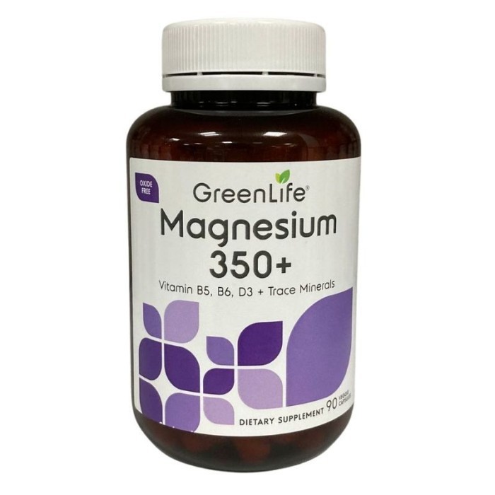 Jual GREENLIFE Magnesium 350+ Capsules 90s | Shopee Indonesia