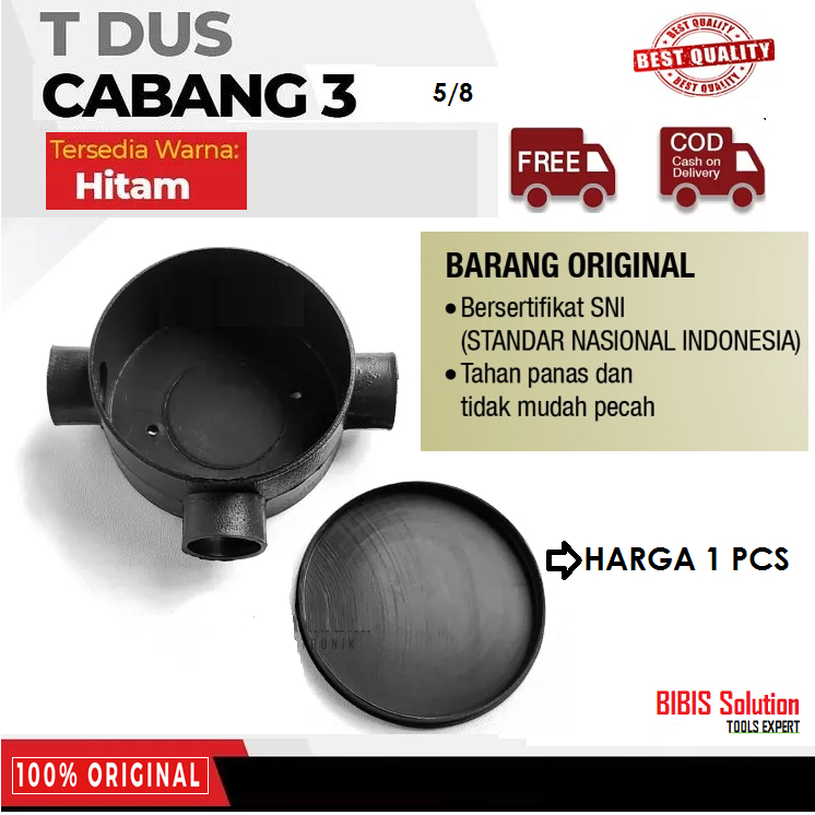 Jual T Dus Tdus Cabang 3 / Tdos Hitam Tempat Terminal Sambungan ...