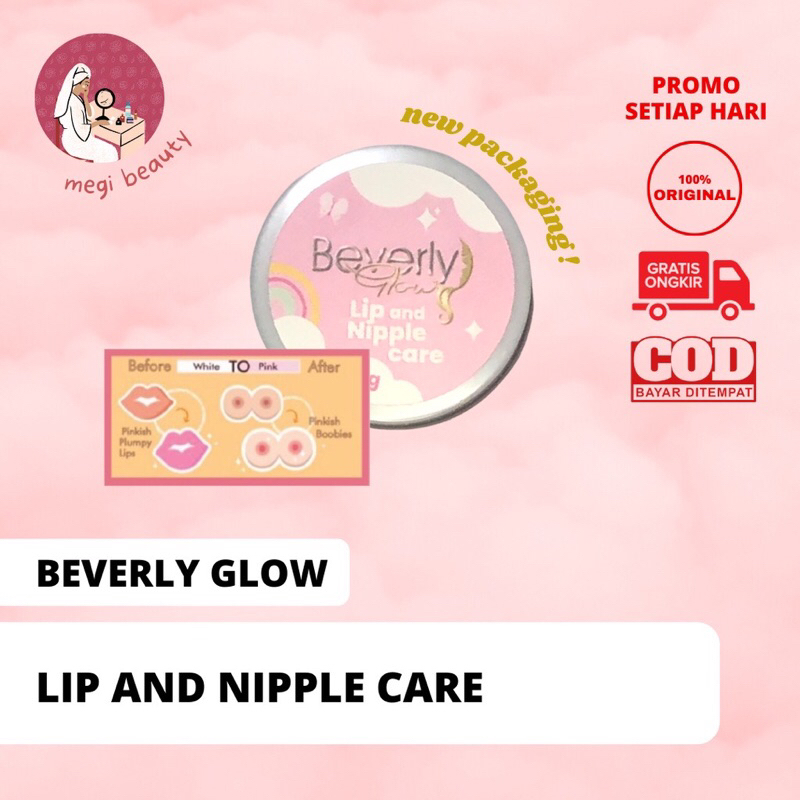 Jual pencerah bibir dan lainnya beverly glow lip and nipple care merah ...