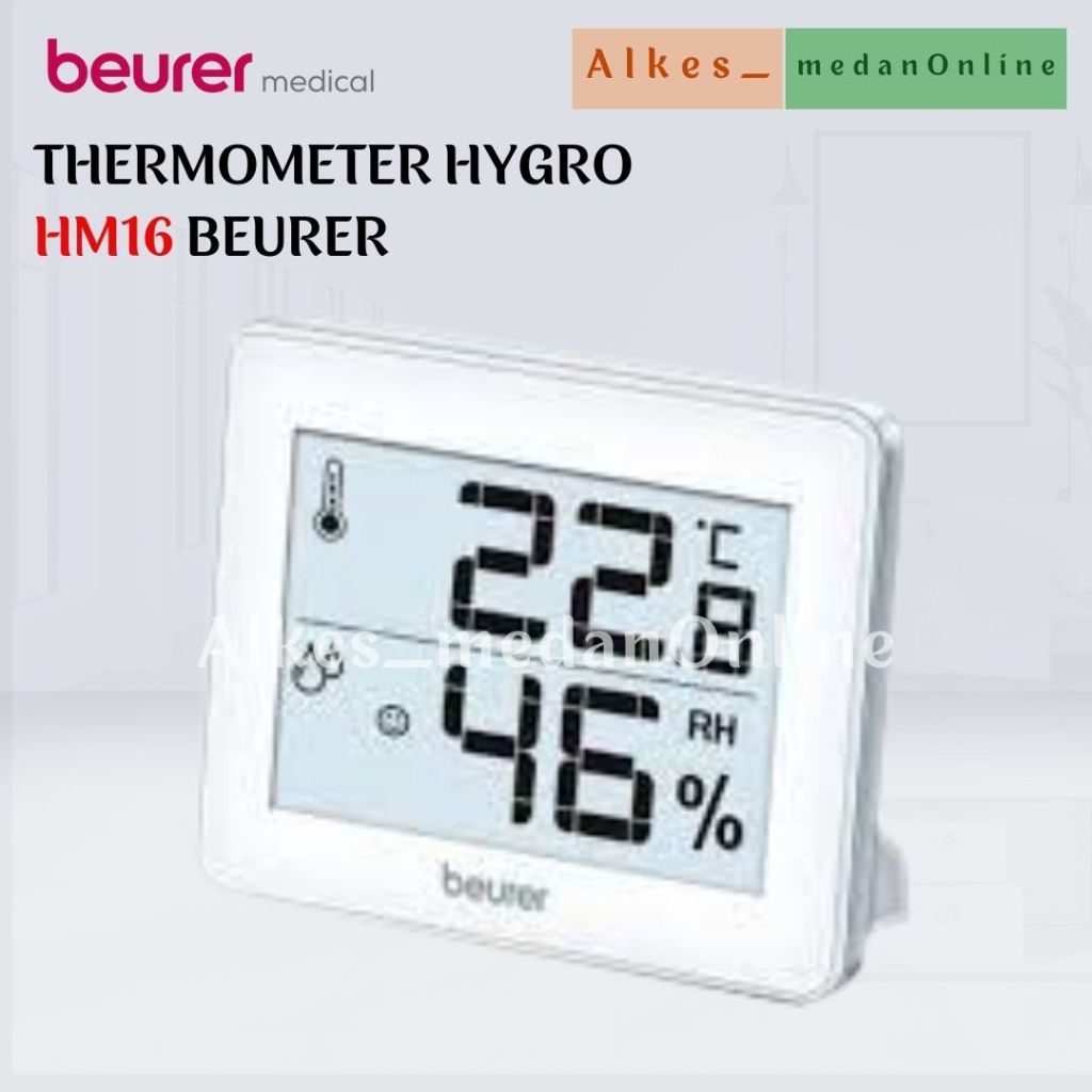 Jual THERMOHYGRO DIGITAL BEURER HM16 HM 16 mengukur suhu ruang ...