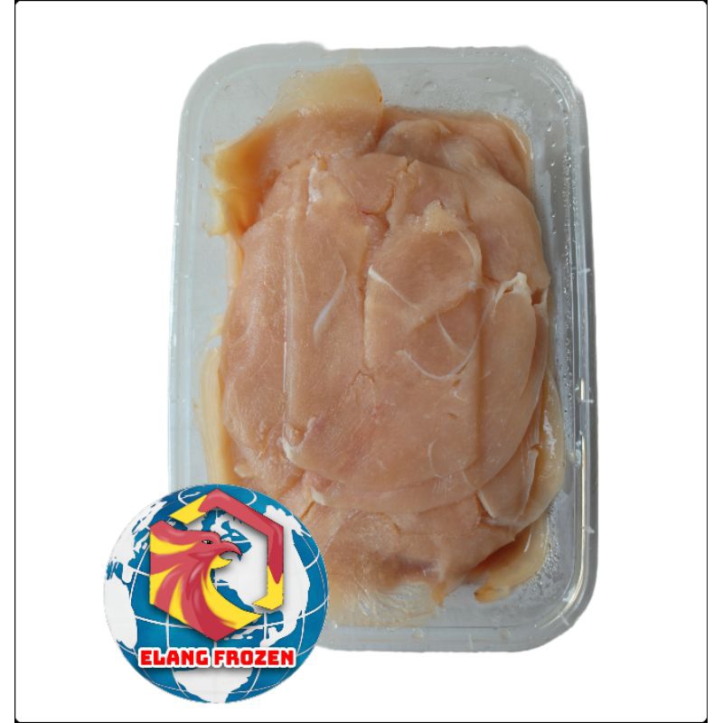 Jual DADA AYAM SLICE Bbq | Shabu shabu Chicken Premium 500gr | Shopee ...