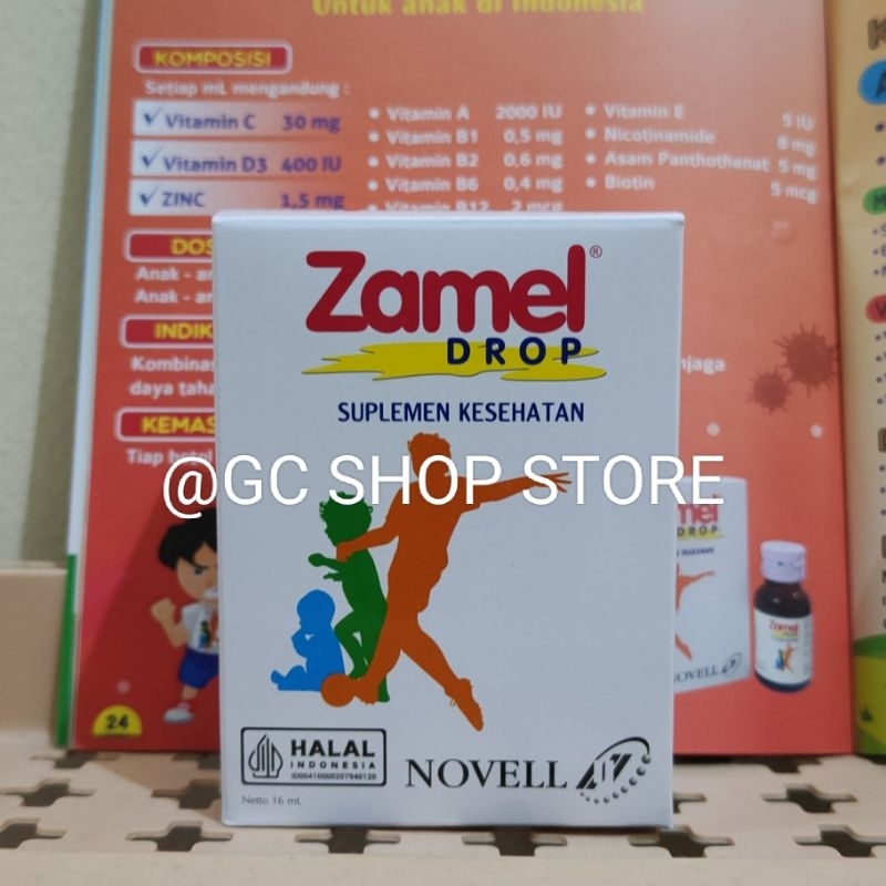 Jual ZAMEL DROPS || MULTIVITAMIN ANAK LENGKAP | Shopee Indonesia