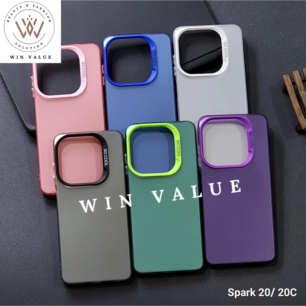 Jual Tecno Spark 20 Tecno Spark 20c Case Hybrid Imd Color Plate Hologram So Cool Case Tecno