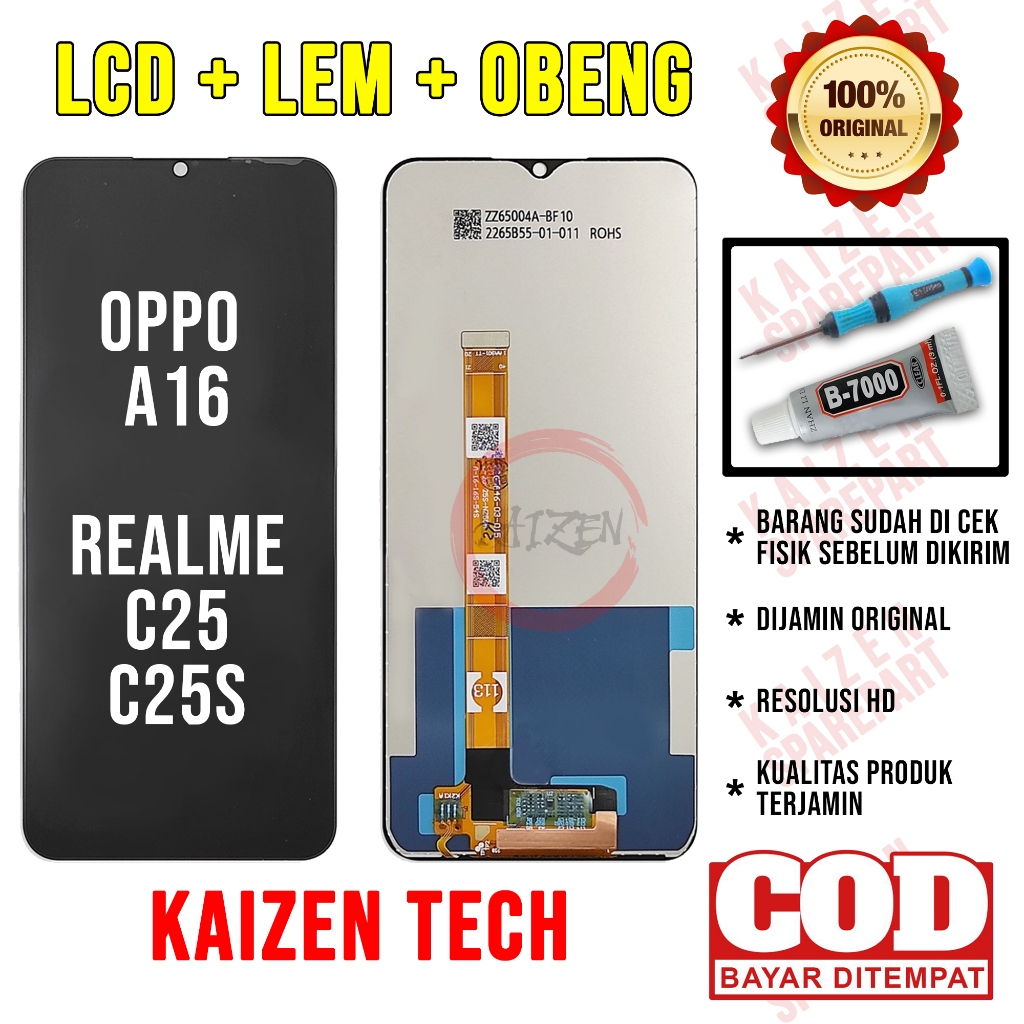 Jual Lcd Oppo A16 / C25 / C25s OEM Quality Lcd Touchscreen Oppo A16 / C25 / C25s Fullset ...