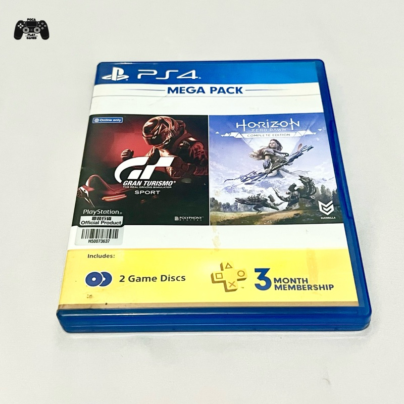 Jual Kaset BD PS4 Bundle GT Gran Turismo Sport & HZD Horizon Zero Dawn ...