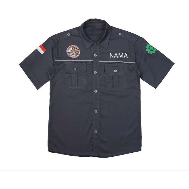 Jual BAJU KERJA KEMEJA PDL K3 SAFETY LENGAN PANJANG PRIA | PEKERJA ...