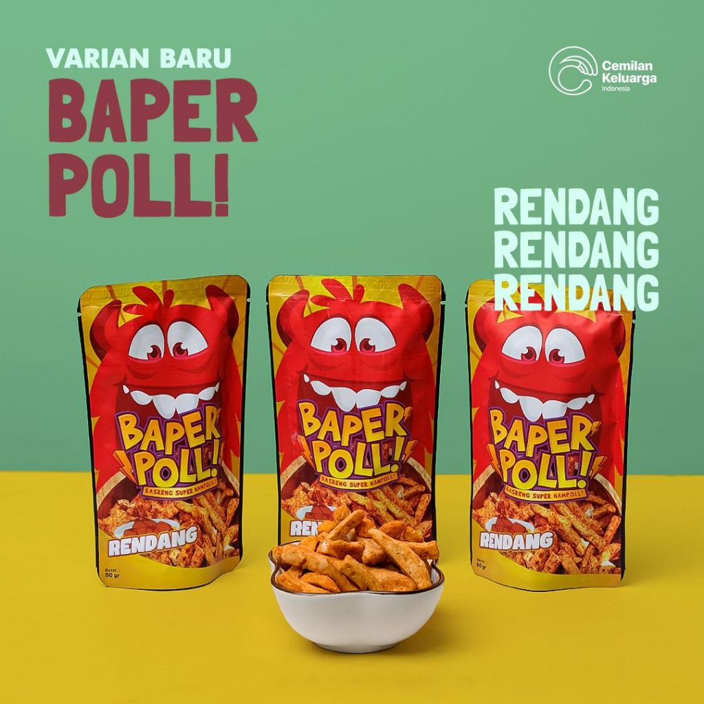 Jual Cemilan BAPER POLL Basreng Super Nampol khas jajan snack viral ...