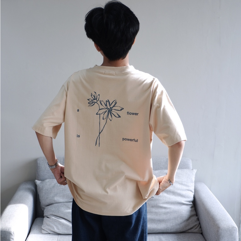 Jual Relax-Fit Flower Tees | Shopee Indonesia
