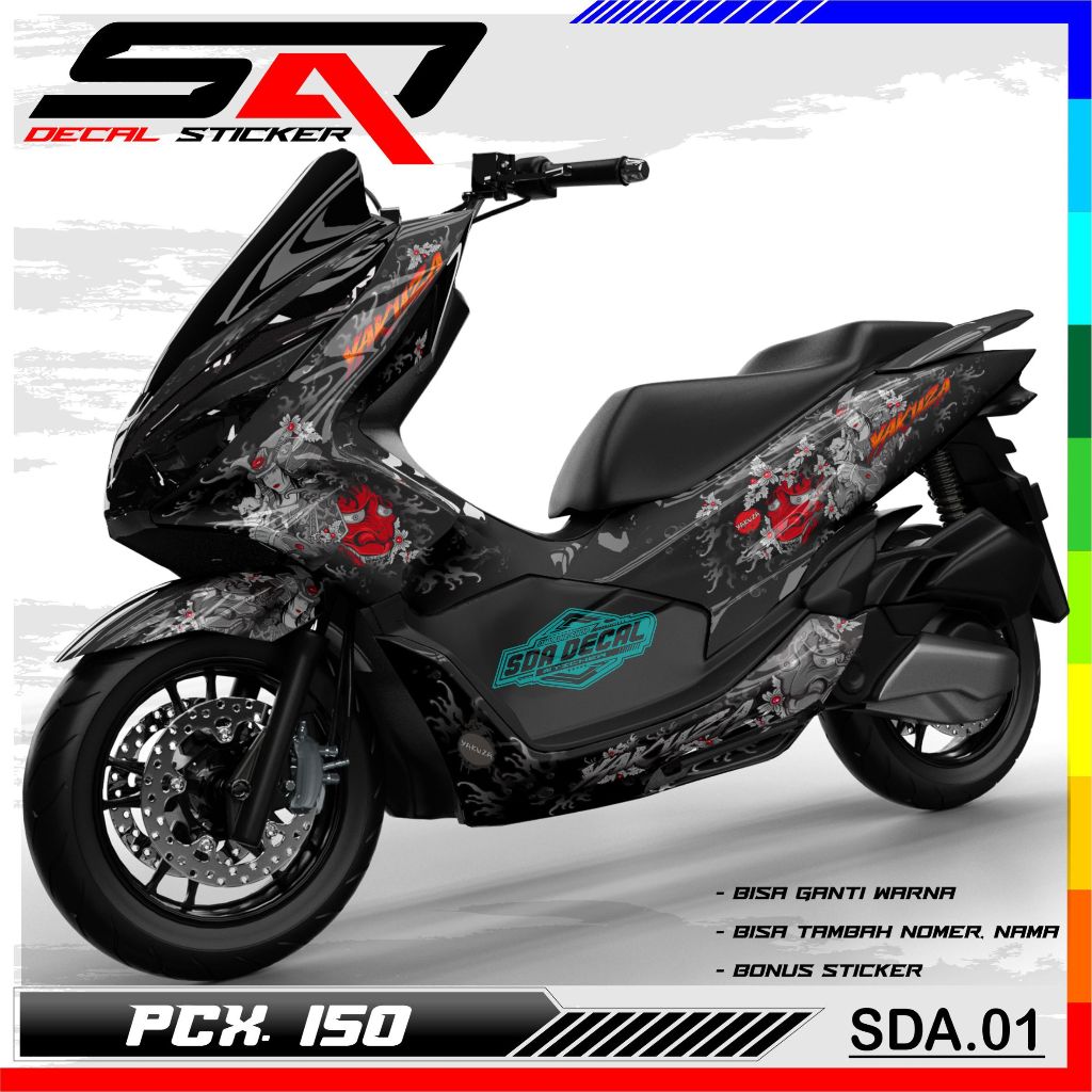 Jual Decal Sticker Custom Full Body PCX 150 - Dekal Stiker Variasi ...