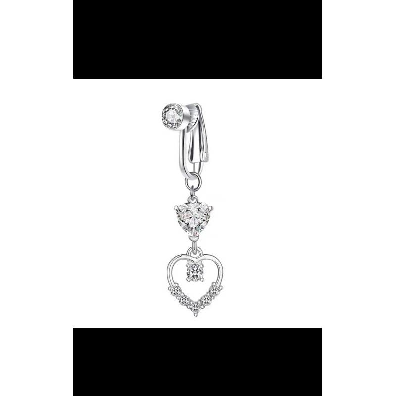 Jual Anting pusar jepit tanpa tindik clip fake, piercing earing belly ...