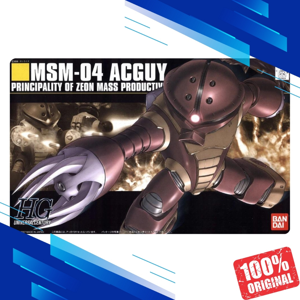 Jual HGUC MSM-04 Acguy Gundam ORIGINAL BANDAI | Shopee Indonesia