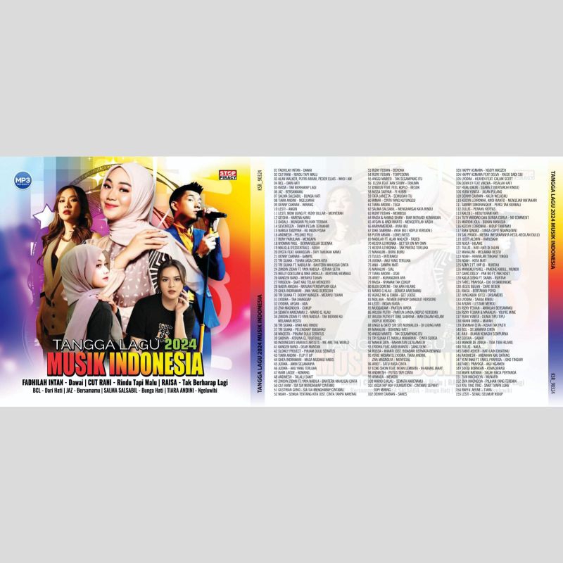 Jual Kaset Mp3 Audio Lagu Tangga Lagu 2024 Musik Indo | Shopee Indonesia