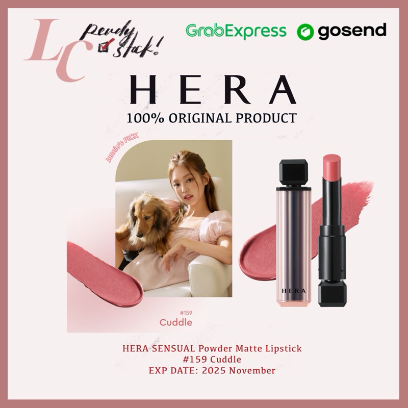 Jual HERA SENSUAL POWDER MATTE LIPSTICK #159 CUDDLE JENNIE BLACKPINK ...