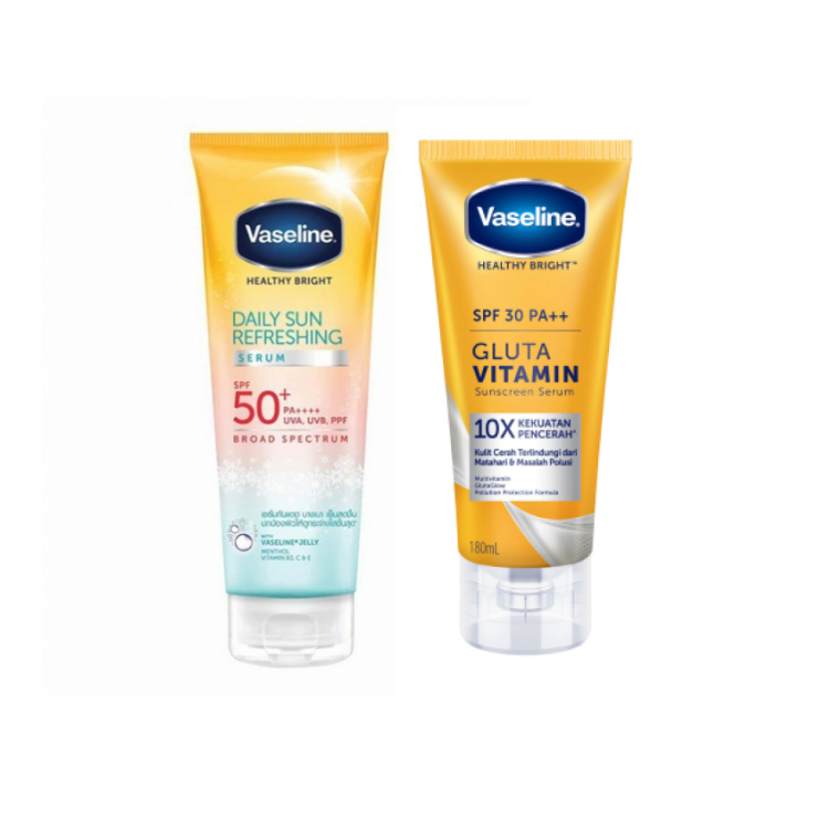 Jual [Vaseline] Vaseline Sunscreen Tersedia: Daily Sun Refreshing SPF 50+PA++++ 170ML, Healthy ...