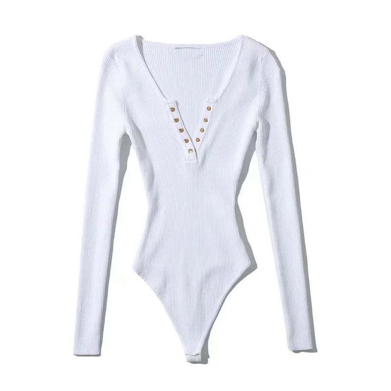 Jual [solar Mamamoo] Ribbed Stretch Cotton Jersey Turtleneck Thong