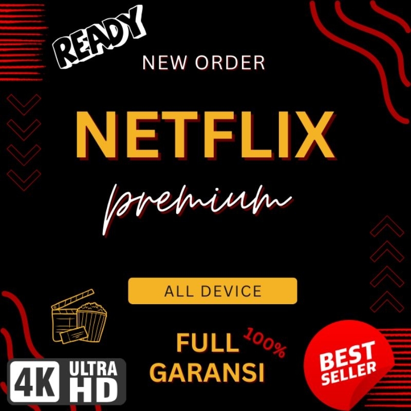 Jual NETFLIXXX PREMIUM 4K ULTRA HD 1 BULAN FULL GARANSII | Shopee Indonesia