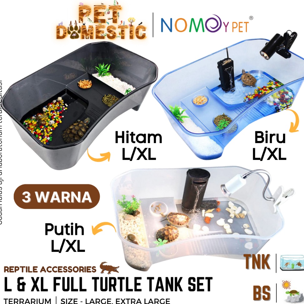 Jual Muraaaahh TURTLE TANK L XL KANDANG AQUARIUM VIVARIUM TEMPAT EMBER BAK RUMAH AKUARIUM ...