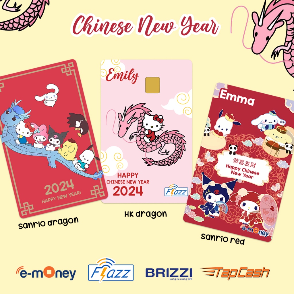 Jual custom emoney flazz gen2 imlek angpao kartu toll custom foto keren ...