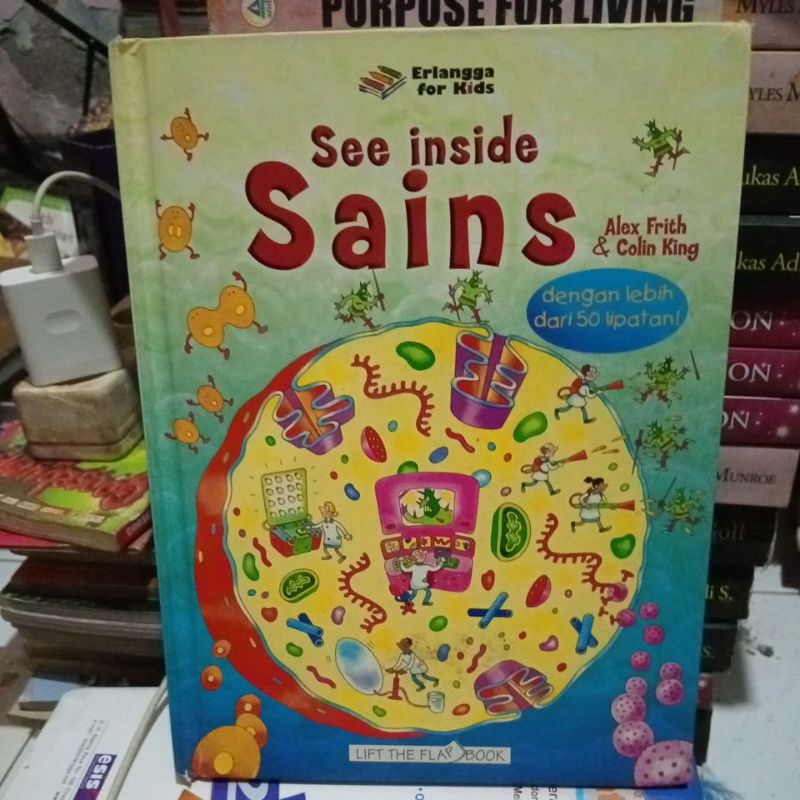 Jual buku anak lift flap book see inside sains oleh Alex frith dkk ...