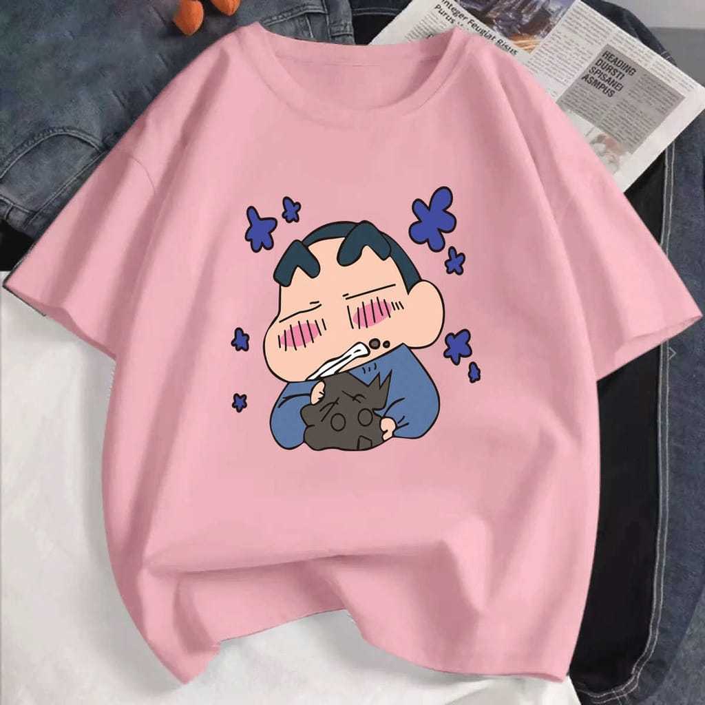 Jual Kaos Lucu dan Aesthetic SH*NCHAN PIPI MERAH | Shopee Indonesia